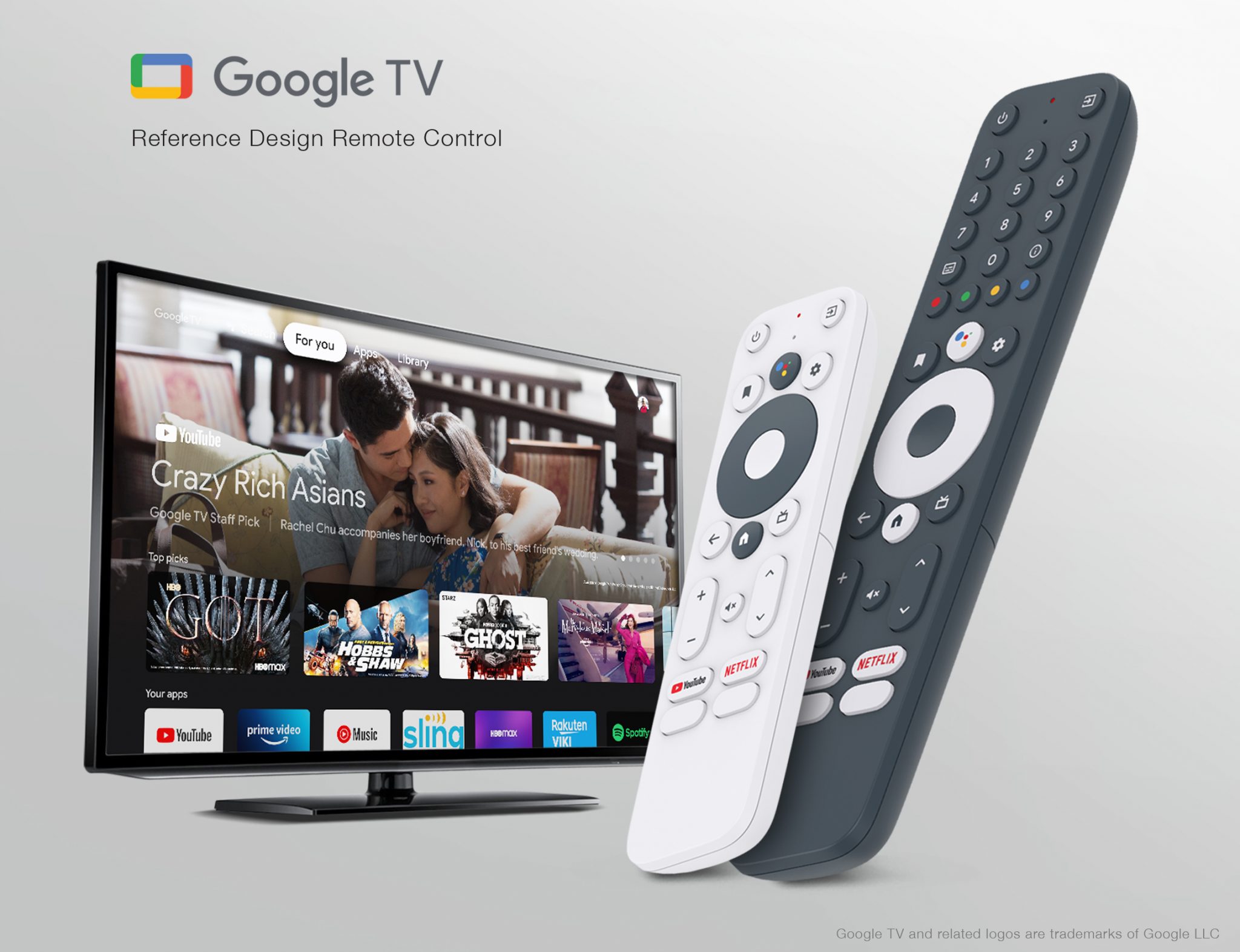 Android TV OS reference remote control from Ohsung Electronics ...