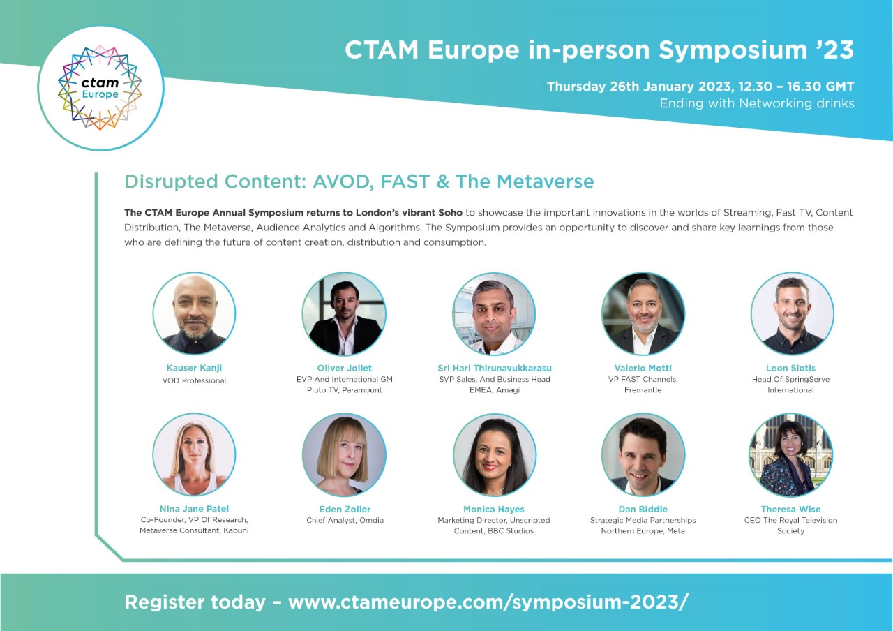 Register Now for CTAM Europe 2023 Symposium | Advanced Television