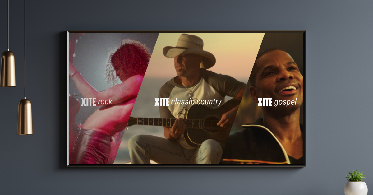XITE launches new music channels on Pluto TV | Advanced Television