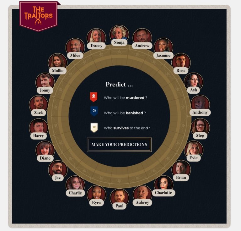 BBC launches The Traitors online game | Advanced Television